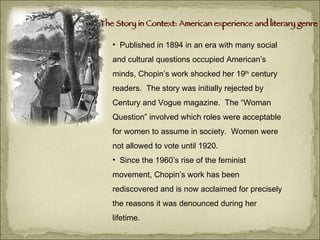 Story Of An Hour - Kate Chopin | PPT