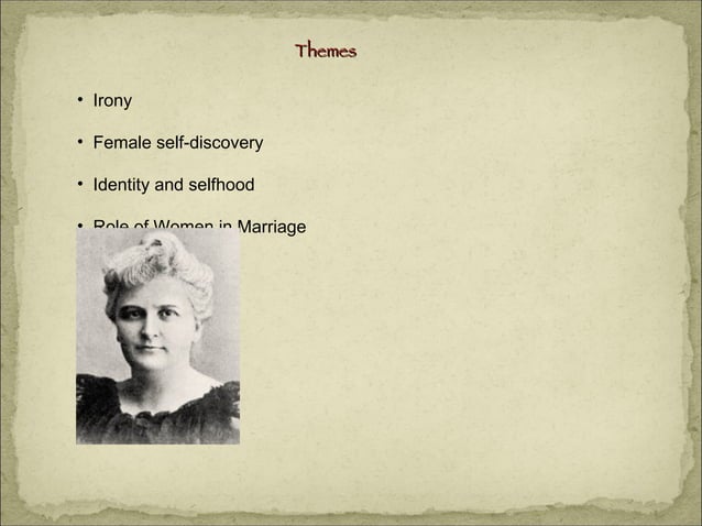Story Of An Hour - Kate Chopin | PPT