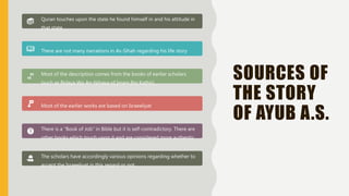 Story of Ayub A.S. - Quran Circle Resource | PPT