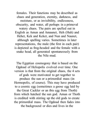 Story of creation. | DOCX