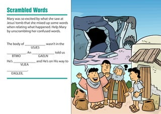 Story of easter activity pages | PDF