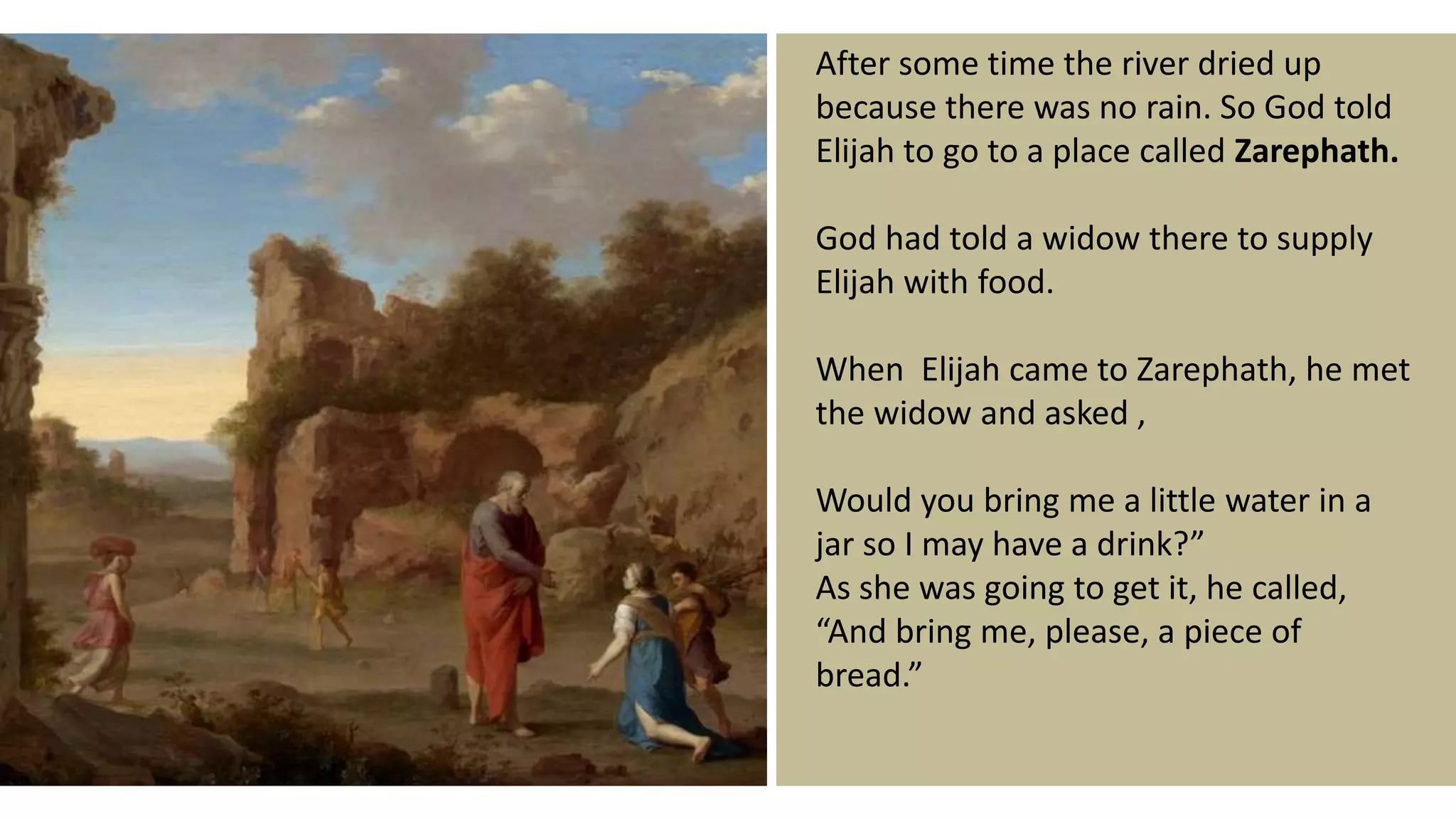 Story of elijah | PPTX