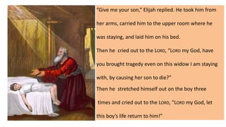 Story of elijah | PPTX