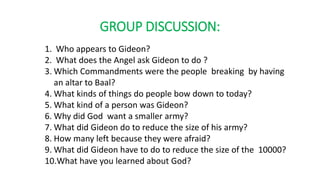 Story of gideon | PPTX