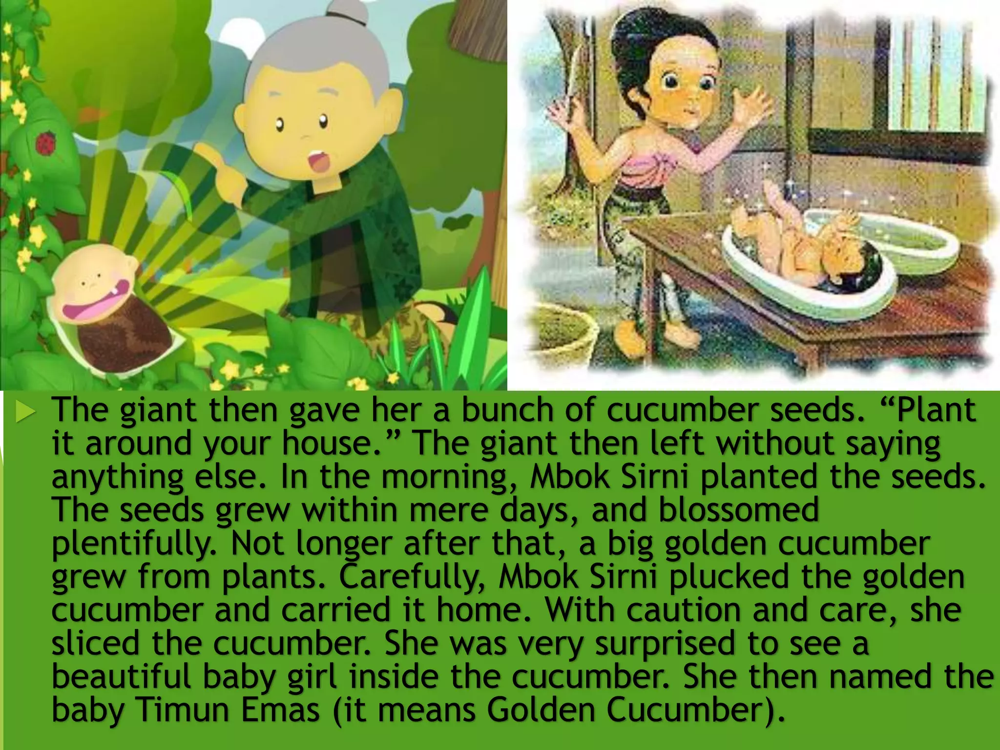 Story of golden cucumber | PPTX
