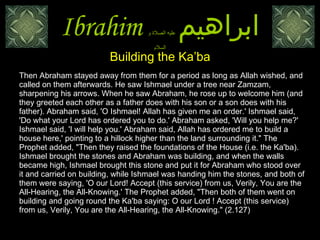 Story Of Ibrahim3 | PPS | Islam | Religion & Spirituality