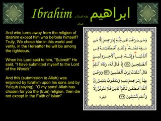 Story Of Ibrahim3 | PPS | Islam | Religion & Spirituality