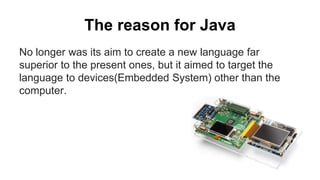 Story of java | PPT