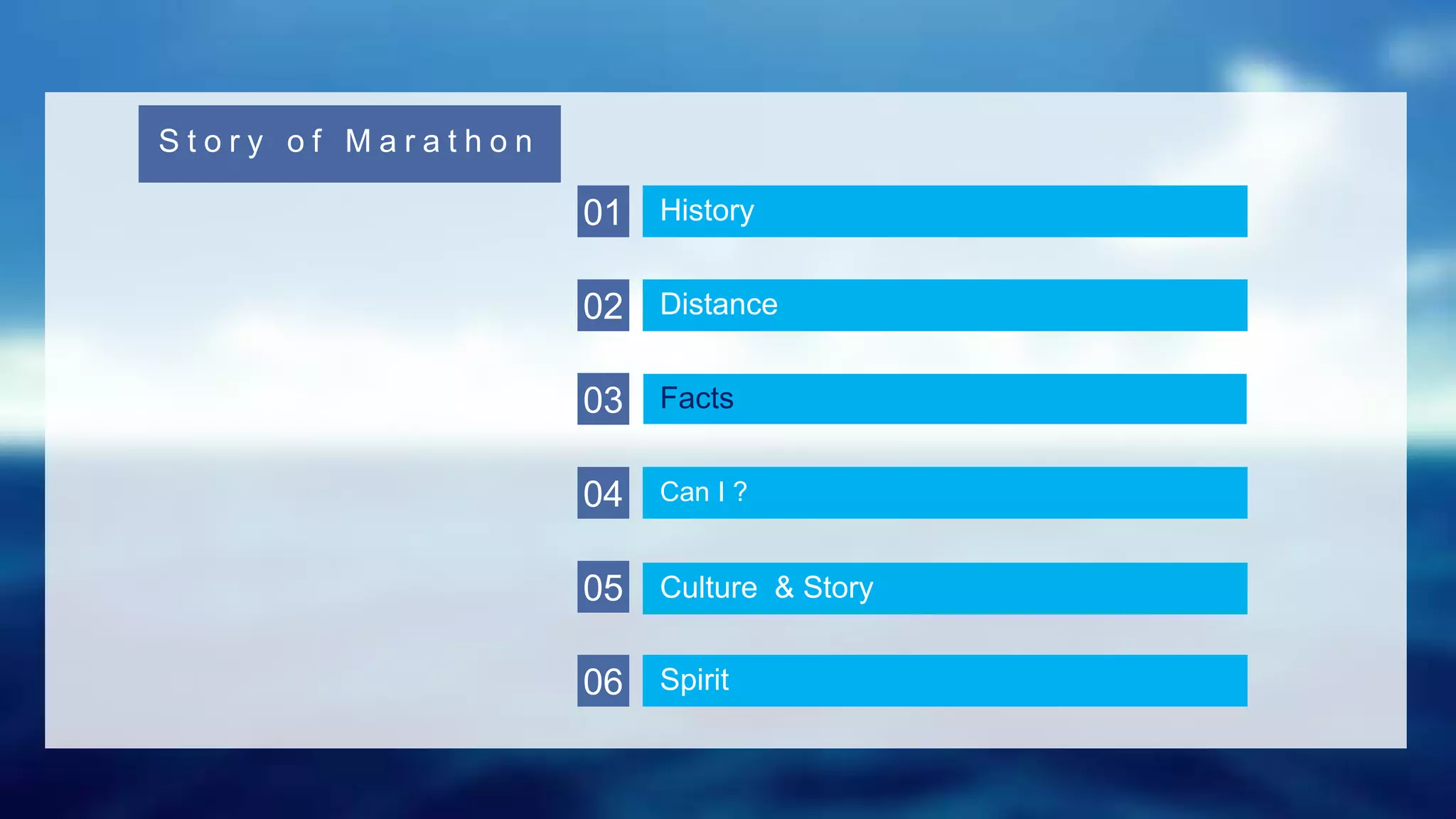 Story of marathon | PPTX