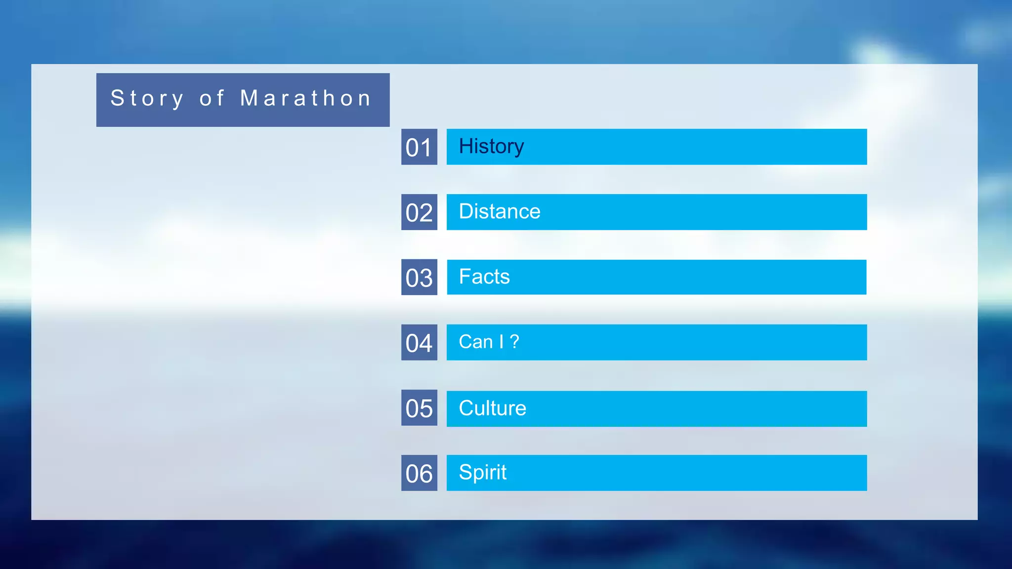 Story of marathon | PPTX