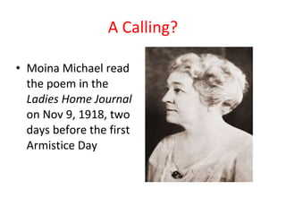 Story of the Memorial Day Poppy | PPT