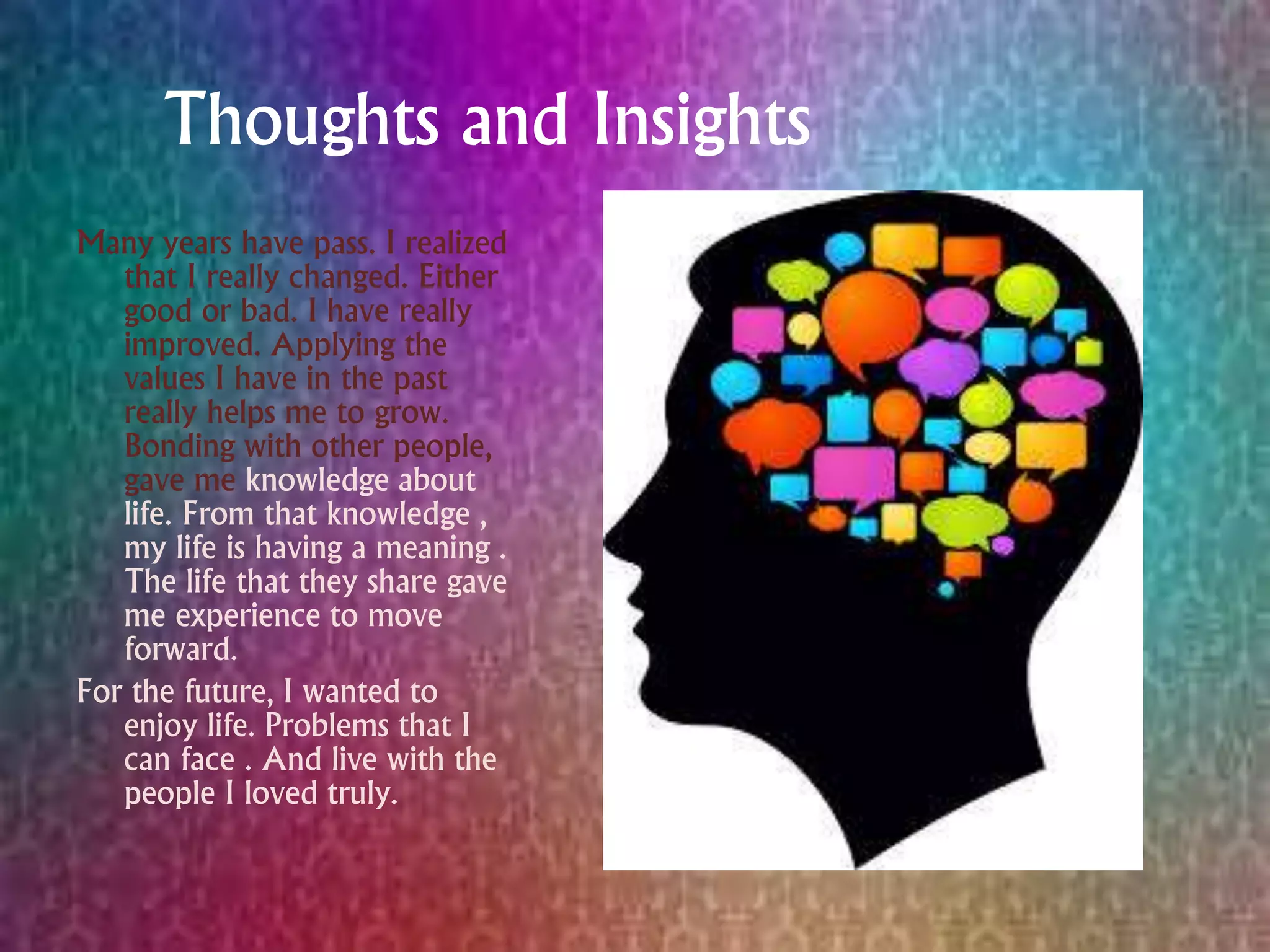 Story of My Life Project | PPTX