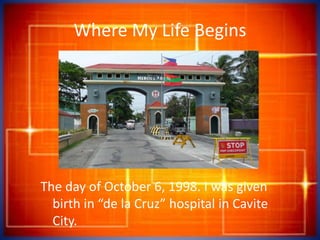 Story of My Life Project | PPTX