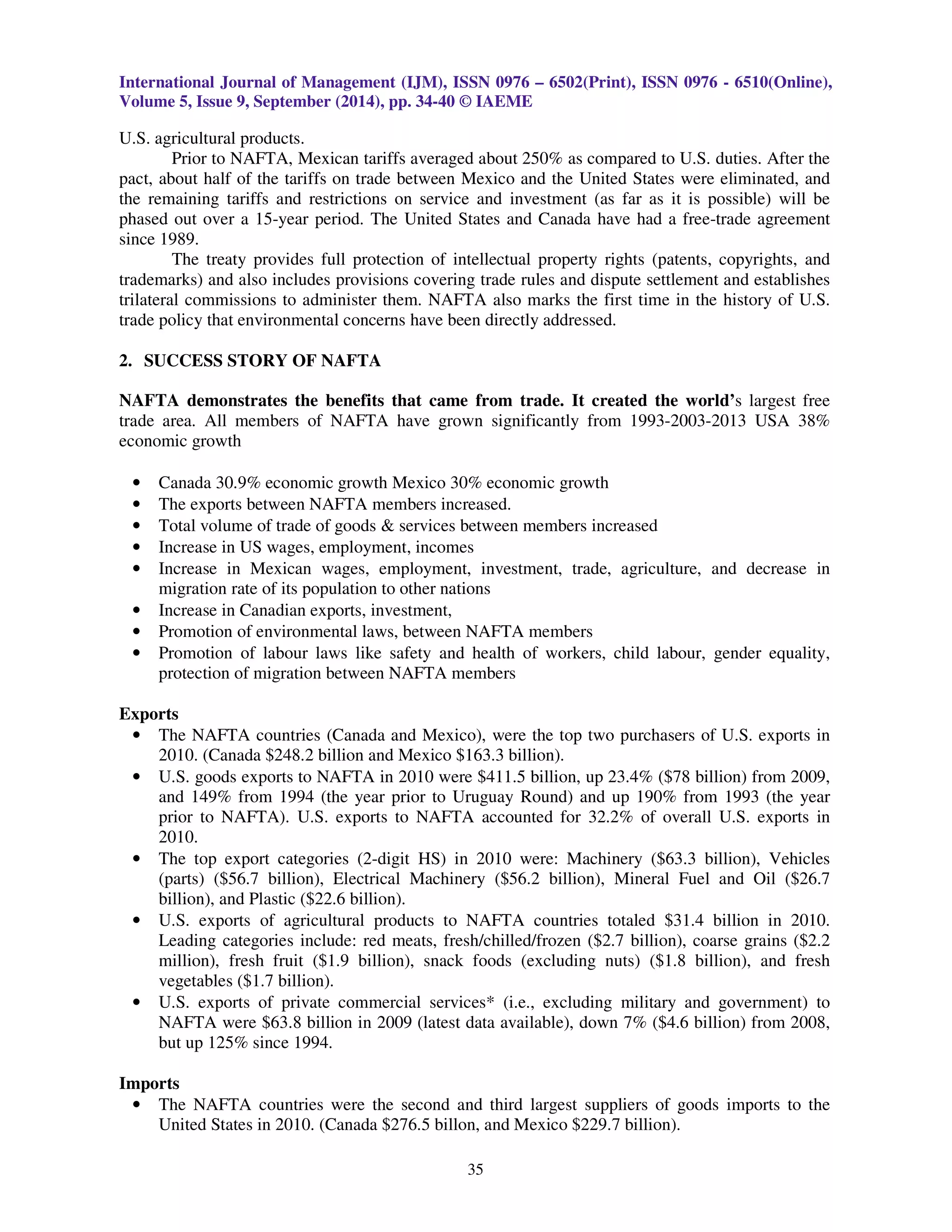 Story of north american free trade agreement nafta its success and ...