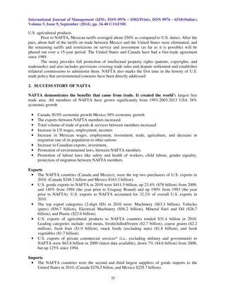 Story of north american free trade agreement nafta its success and ...