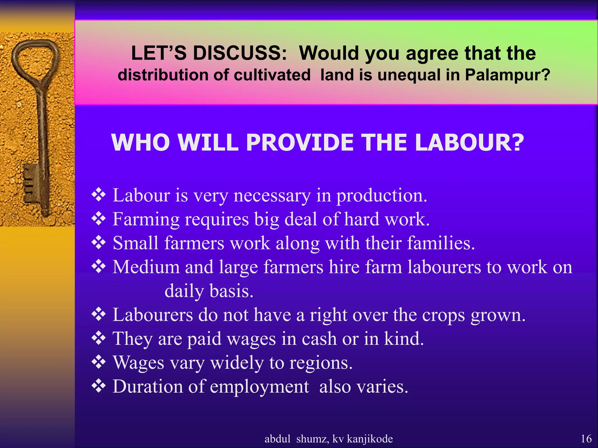 The Story of Village Palampur, Economics class 9 cbse | PDF