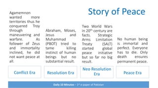 Story of Peace | PPTX