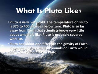 Plutos Temperature