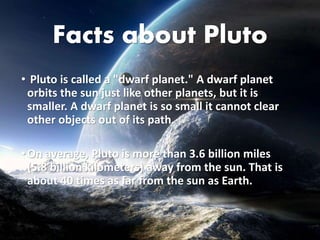 Information About Pluto The Planet