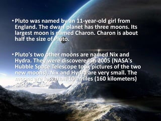 Pluto And Its Three Moons