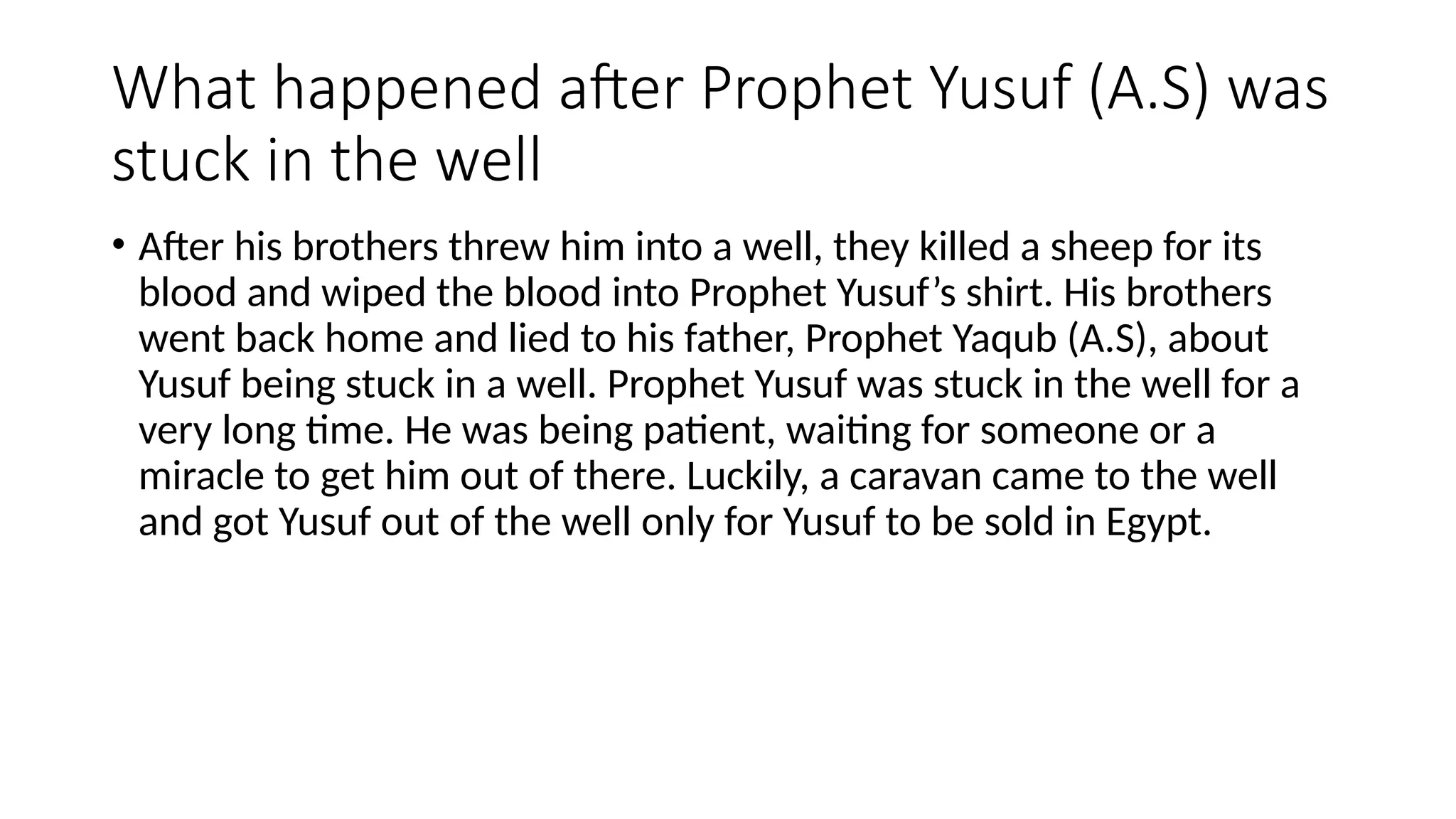 Kisah Nabi Yusuf/Story of Prophet Yusuf.pptx
