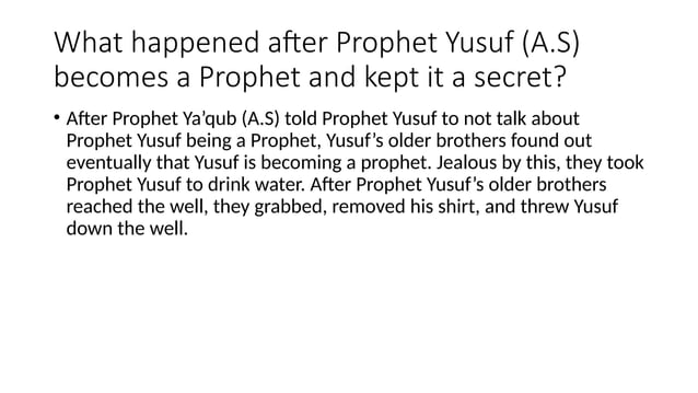 Kisah Nabi Yusuf/Story of Prophet Yusuf.pptx