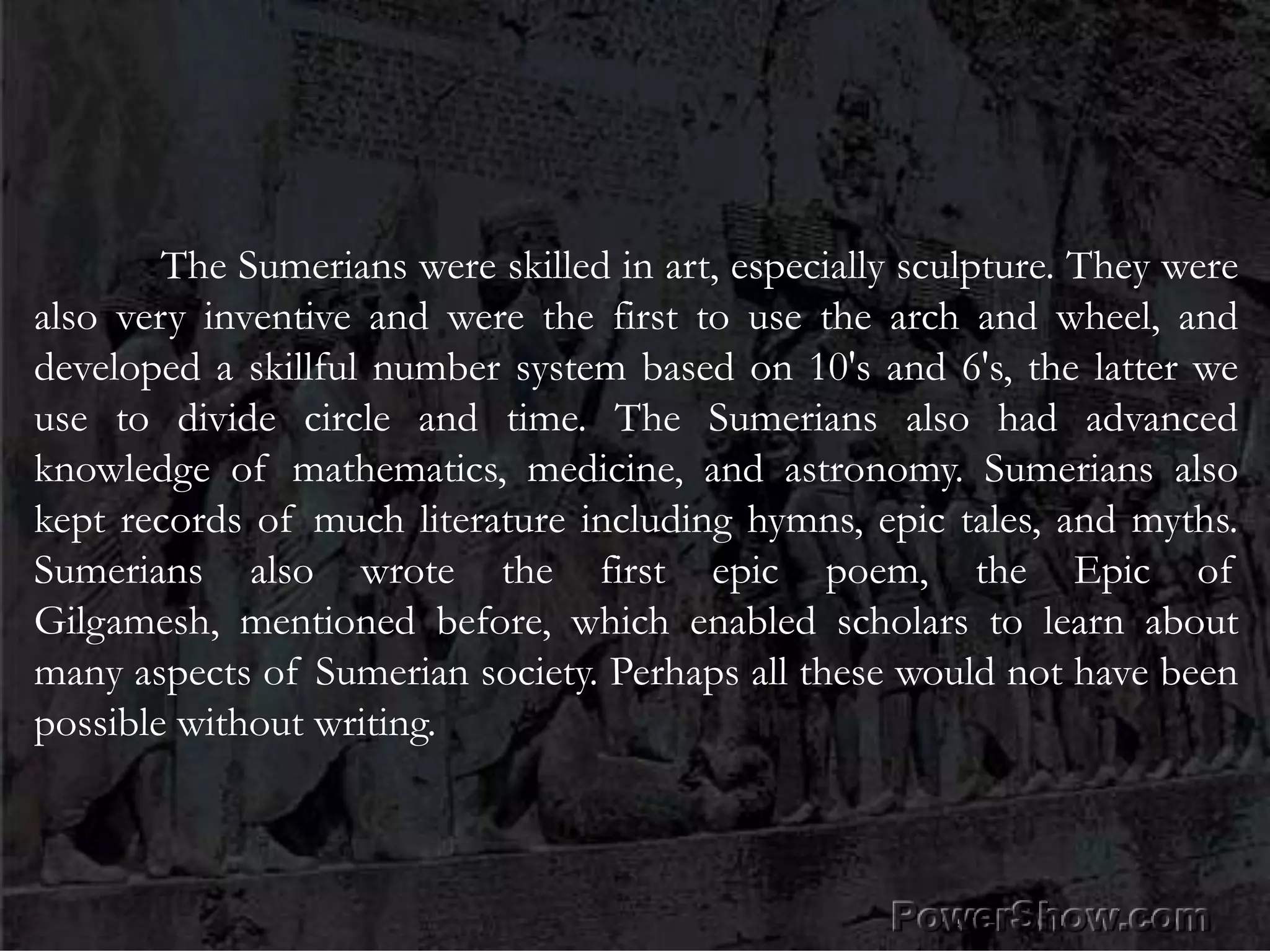 Story of scripts – Part 2 Sumerian Cuneiform | PPSX