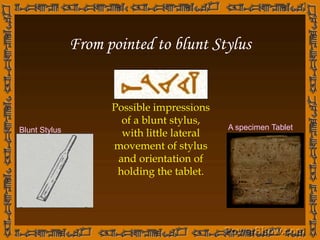 Story of scripts – Part 2 Sumerian Cuneiform | PPSX