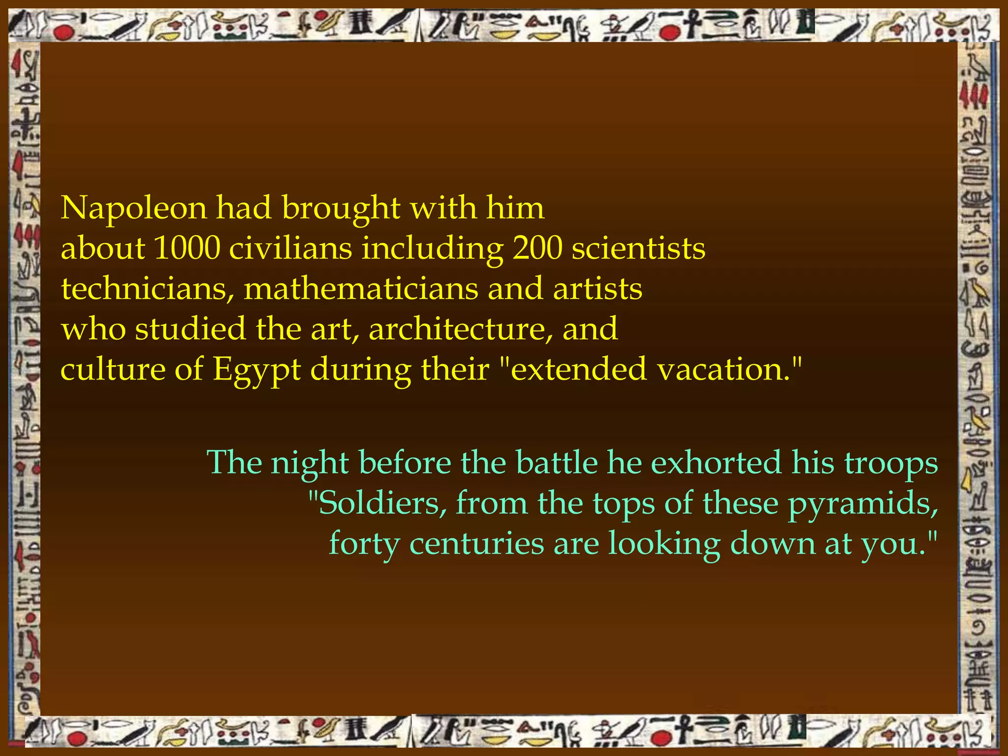 Story of scripts – Part 3 Egyptian Hieroglyphs | PPSX
