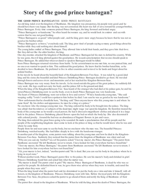 Story Of The Good Prince Bantugan PDF story-of-the-good-prince-bantugan-pdf