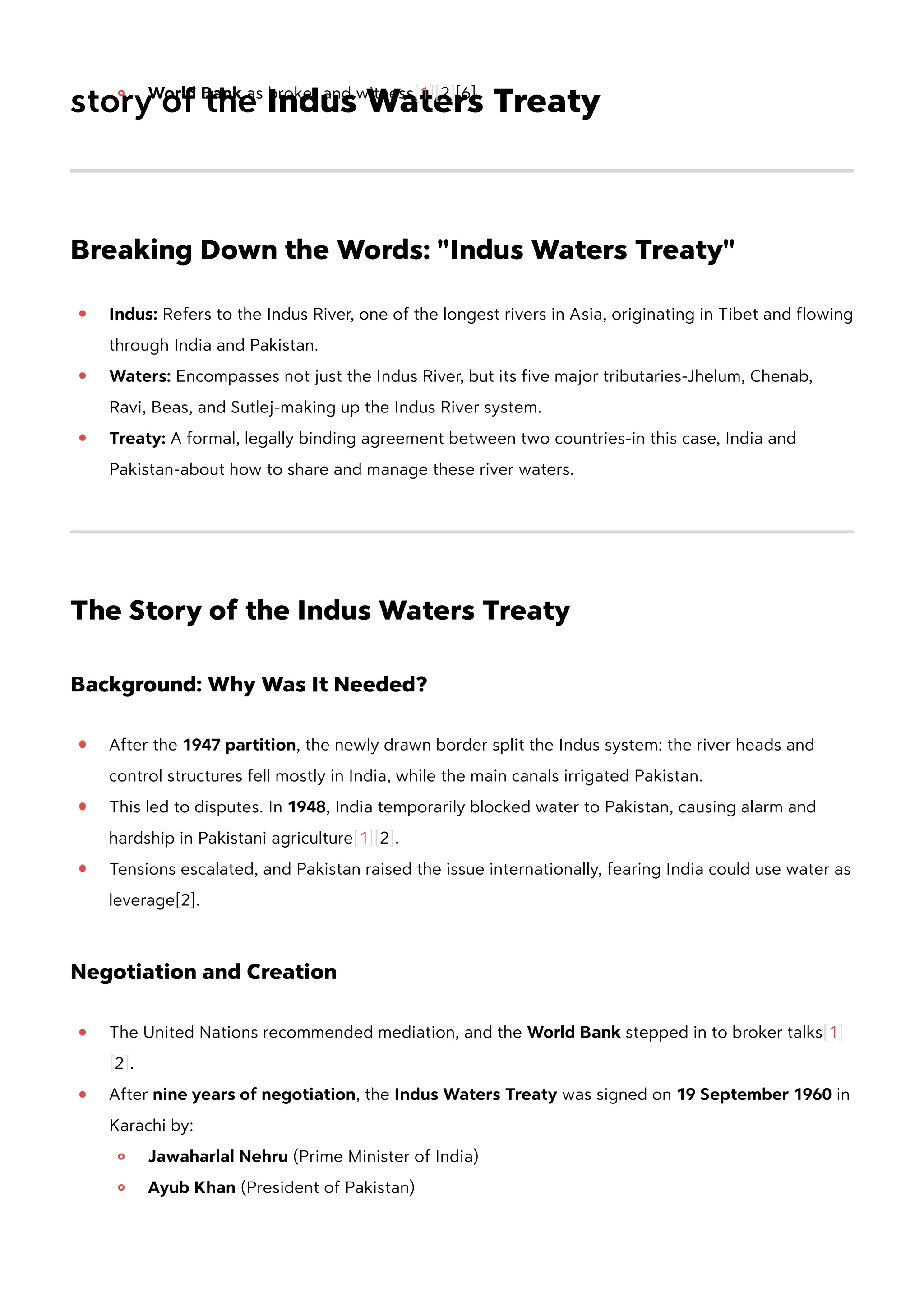 Indus Waters Treaty: History, Provisions, & India-Pakistan River ...
