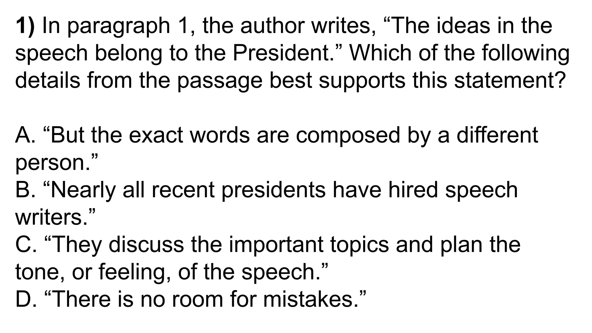 STORY OF THE WEEK.pptx The President's Speech | PPTX