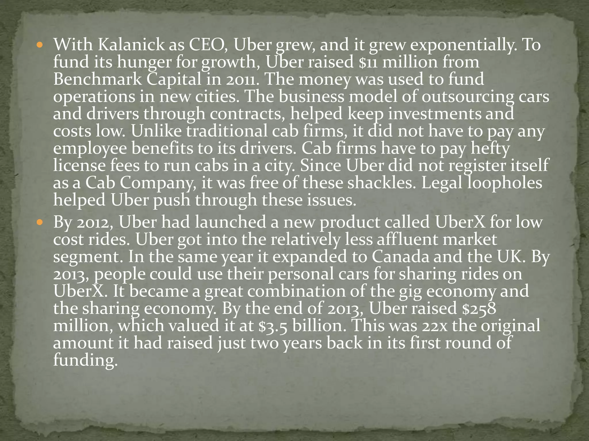 Story of uber | PPTX