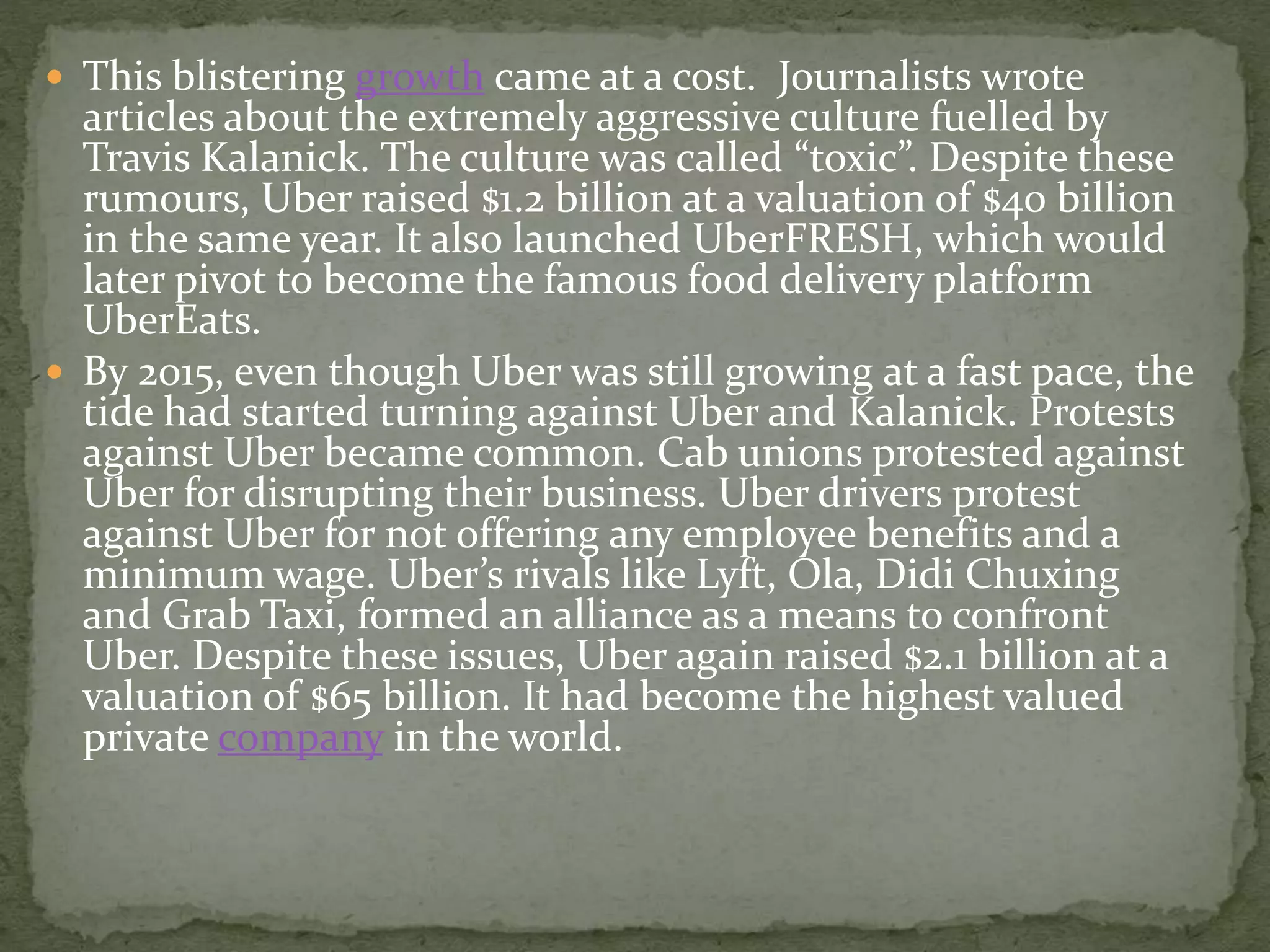 Story of uber | PPTX