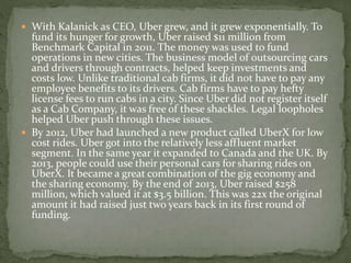 Story of uber | PPTX | Logistics and Transportation Industry | Industries
