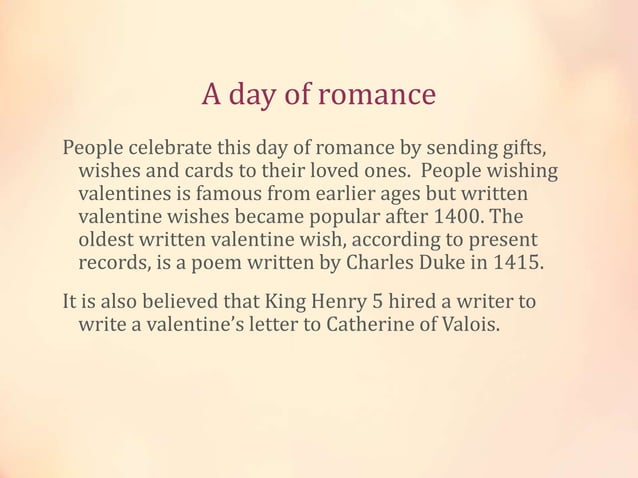 Story of valentine's day | PPTX