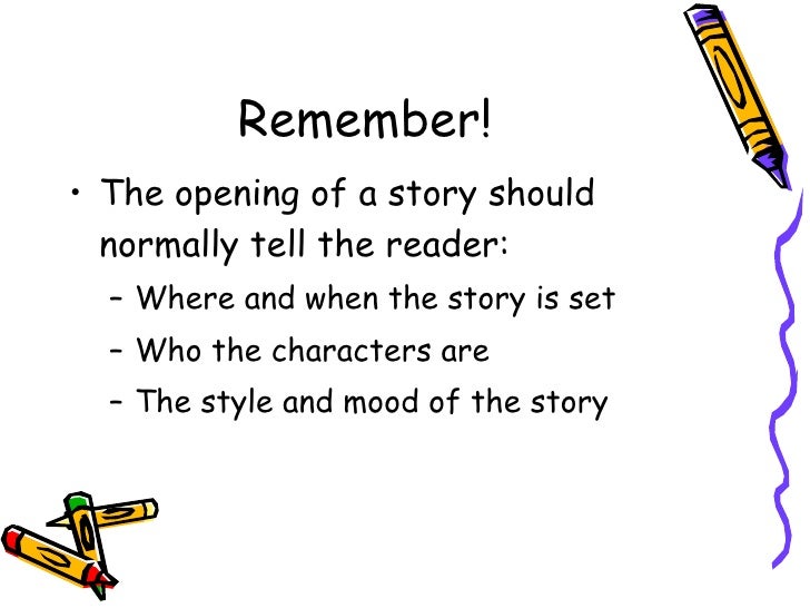 Story Openings Story Openings