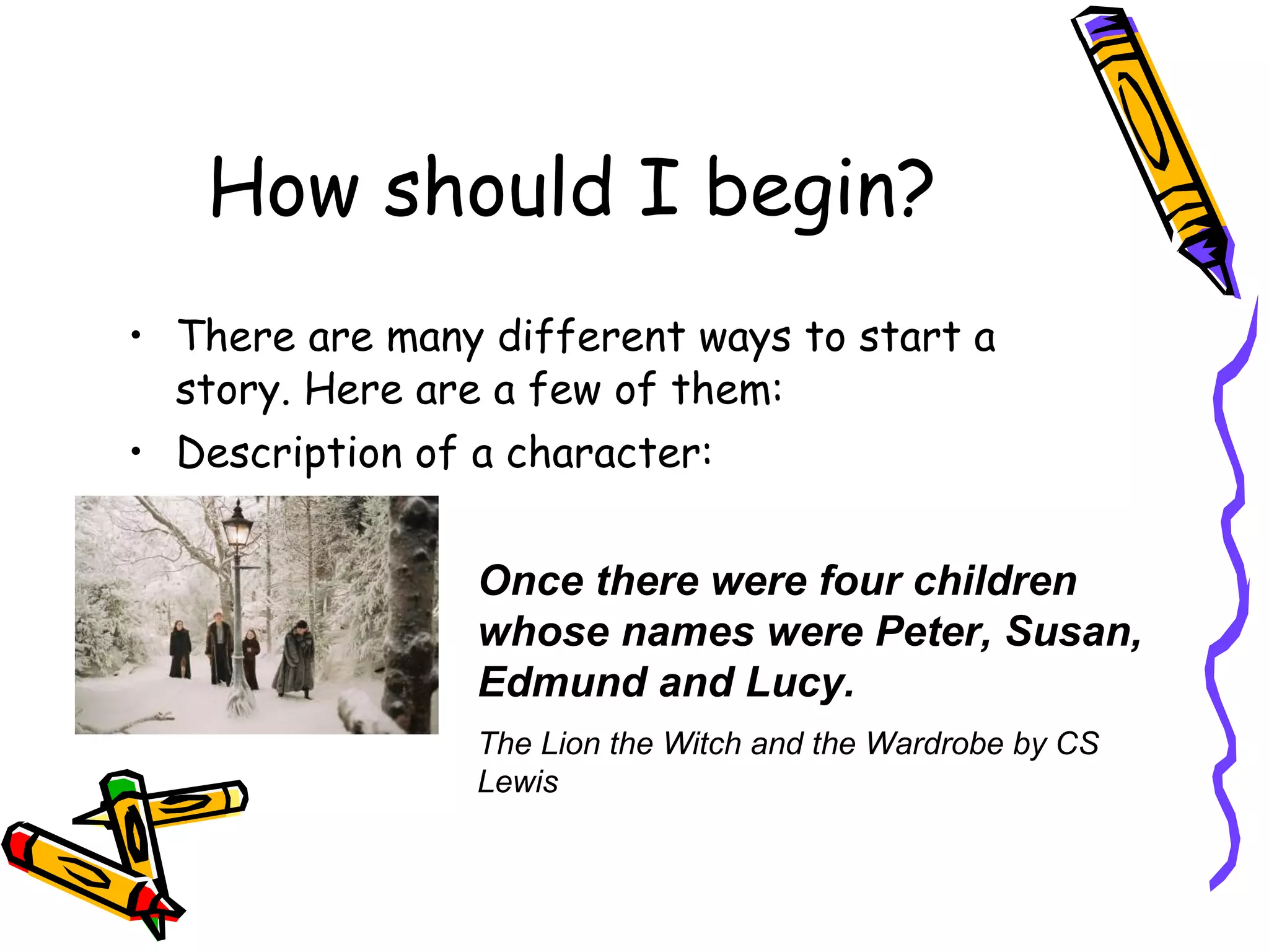 Story openings | PPT