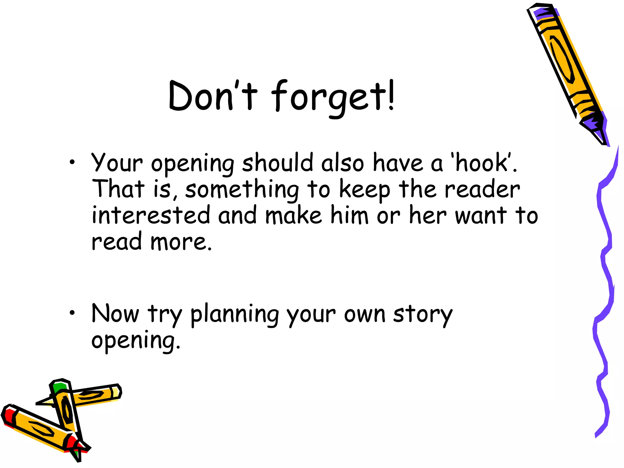 Story openings | PPT