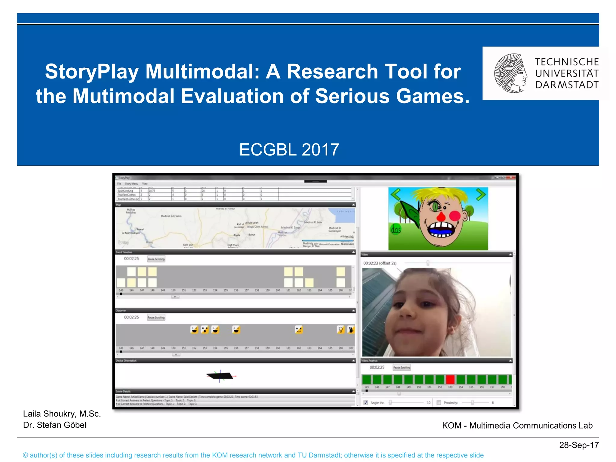 StoryPlay Multimodal: A Research Tool for the Multimodal Evaluation of ...