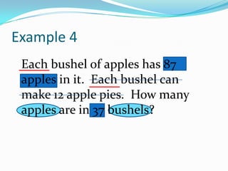 Story problems & key words | PPTX