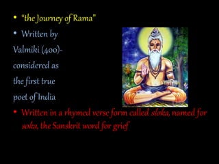 Story ramayana.india | PPTX | Hinduism | Religion & Spirituality