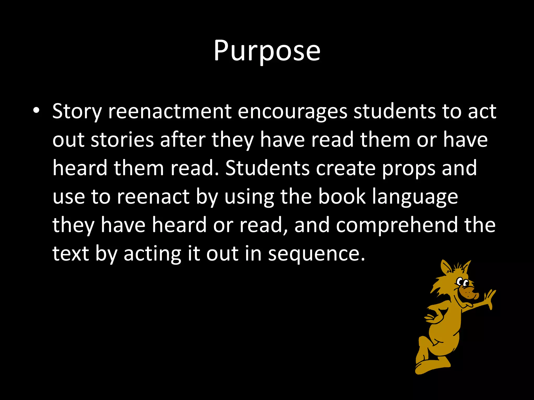 Story reenactment | PPTX