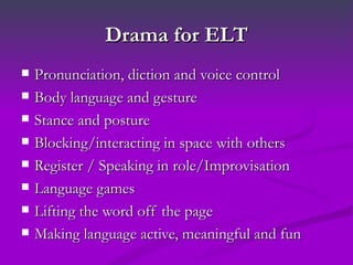 Story sacks for Teaching English through Drama in the Primary Class | PPT
