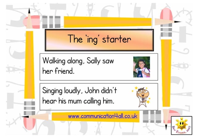 Story sentence starters | PPT