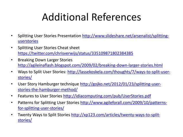 21 Story Splitting Patterns | PDF