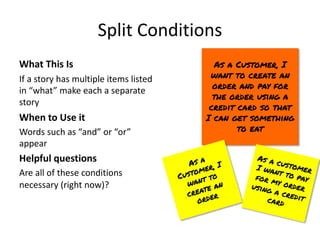 21 Story Splitting Patterns | PDF