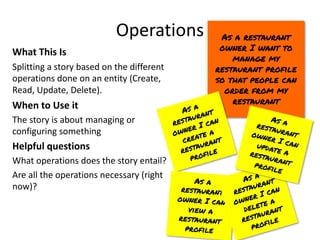 21 Story Splitting Patterns | PDF