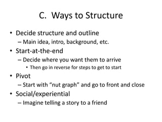 Story structures | PPTX