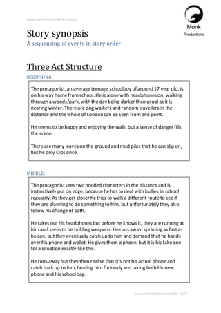 Story synopsis outline | PDF